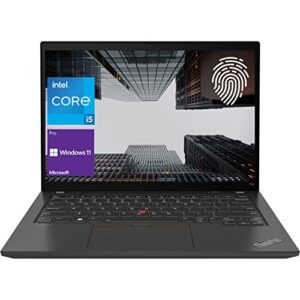 lenovo thinkpad t14 gen 2 business laptop, 14″ fhd non-touch display, intel core i5-1135g7, 16gb ram, 1tb pcie ssd, webcam, fingerprint reader, backlit keyboard, wi-fi 6, windows 11 pro, black