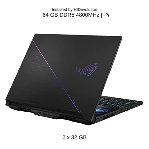 [2022] HIDevolution ASUS ROG Zephyrus Duo 16 GX650RW 16" WQXGA 165Hz, 3.3 GHz Ryzen 9 6900HX, RTX 3070 Ti, 64 GB 4800MHz RAM, 1 TB PCIe SSD