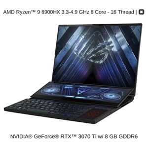 [2022] HIDevolution ASUS ROG Zephyrus Duo 16 GX650RW 16" WQXGA 165Hz, 3.3 GHz Ryzen 9 6900HX, RTX 3070 Ti, 64 GB 4800MHz RAM, 1 TB PCIe SSD