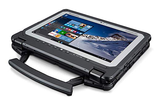 Panasonic Toughbook CF-20, 10.1" Multi Touch, 1920 x 1200, m5-6Y57@1.1GHz, 8GB, 256GB SSD, Wi-Fi, Bluetooth, Dual Pass, Webcam, Rear Camera, Emissive Backlit Keyboard, Win 10 Pro, 4G LTE (Renewed)