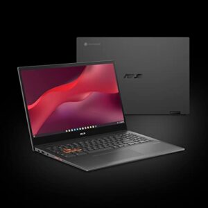 ASUS Chromebook Vibe C55 Flip, Cloud Gaming Laptop, 15.6" Full HD 144 Hz Touch Display, Intel Core i5-1135G7 Processor, 256GB SSD, 16GB RAM, ChromeOS, Mineral Gray, CX5501FEA-DH566T