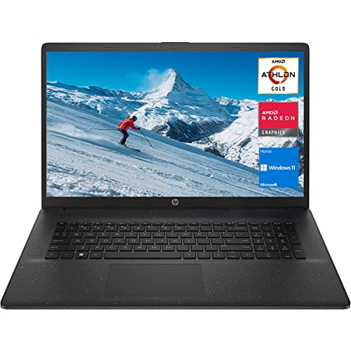 [Windows 11 Home] Newest HP 17 Laptop, 17.3" HD+ Screen, AMD Athlon Gold 3150U Processor, 32GB DDR4 RAM, 1TB PCIe SSD, Wi-Fi, Webcam, Zoom Meeting, HDMI, Black