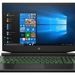 HP Pavilion 15z 15.6" 144Hz FHD IPS Gaming Laptop (AMD Ryzen 5 5600H 6-Core, 8GB RAM, 500GB HDD, GTX 1650 4GB, Green Backlit KYB, WiFi 6, BT 5.2, RJ-45, Win 11 Pro) w/Hub