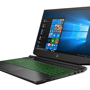 HP Pavilion 15z 15.6" 144Hz FHD IPS Gaming Laptop (AMD Ryzen 5 5600H 6-Core, 8GB RAM, 500GB HDD, GTX 1650 4GB, Green Backlit KYB, WiFi 6, BT 5.2, RJ-45, Win 11 Pro) w/Hub