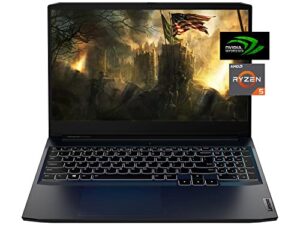 gaming laptop by lenovo – ideapad for laptop gamer, 2022 upgraded version, 15.6″ fhd 120, amd ryzen 5 5600h, 8gb ram, 256gb ssd, nvidia geforce rtx 3050 ti, backlit keyboard, windows 11, rokc mp