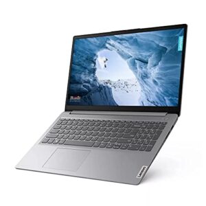 Lenovo IdeaPad 1i 15.6" Laptop with Windows 11 Home - Intel Core i5 Processor - 8GB RAM Memory - 256GB SSD Storage - Gray (82QD003VUS)