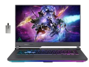 asus 2022 rog strix g15 15.6″ fhd 144hz gaming laptop, amd ryzen 7-4800h, 32gb ram, 2tb pcie ssd, rgb backlit keyboard, geforce rtx 3060 6g, wi-fi 6, win 11 pro, gray, 32gb snowbell usb card