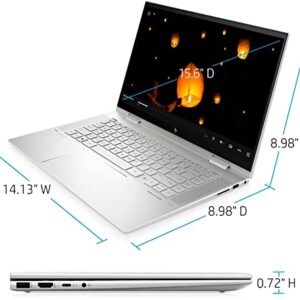 HP Latest Envy X360 2-in-1 Laptop | 15.6" FHD IPS Touchscreen | 12th Gen Intel 12-Core i7-1260P | 64GB DDR4 2TB SSD | WiFi 6E | Thunderbolt4 | Backlit KB | Fingerprint | Stylus Pen | Windows 11 Pro