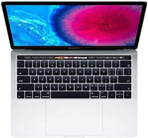 2017 apple macbook pro with 3.1ghz intel core i5 (13-inch, 8gb ram, 256gb ssd storage) silver (renewed)