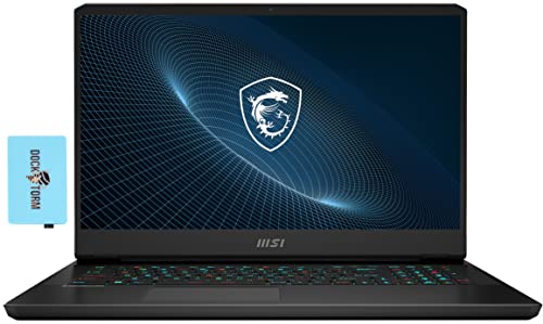 MSI Vector GP76 12UE-270 17.3" 360Hz FHD IPS Gaming Laptop (Intel i7-12700H 14-Core, 64GB DDR4, 2x8TB PCIe SSD RAID 0 (16TB), RTX 3060 6GB, WiFi 6, BT 5.2,RGB Backlit KB, HD Webcam, Win11P) w/Hub