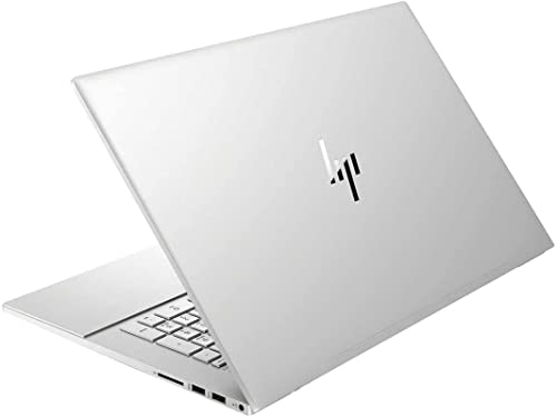 HP 2022 Envy 17.3" FHD Touchscreen 300-Nits Laptop, 12th Gen Intel Core i7- 1255U, 32GB RAM, 2TB PCIe SSD, Backlit Keyboard, Intel Iris Xe Graphics, Wind 11 Pro, Natural Silver, 32GB USB Card