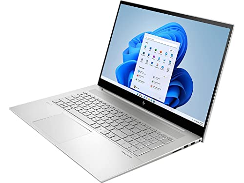 HP 2022 Envy 17.3" FHD Touchscreen 300-Nits Laptop, 12th Gen Intel Core i7- 1255U, 32GB RAM, 2TB PCIe SSD, Backlit Keyboard, Intel Iris Xe Graphics, Wind 11 Pro, Natural Silver, 32GB USB Card