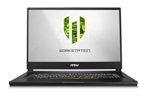 msi ws65 9tk-688 15.6″ thin and light mobile workstation, intel core i7-9750h, nvidia quadro rtx 3000, 32gb, 512g nvme ssd, win10 pro