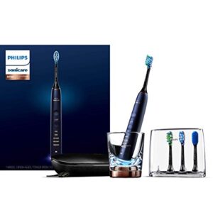 philips sonicare diamondclean smart 9750 rechargeable electric power toothbrush, lunar blue, hx9954/56