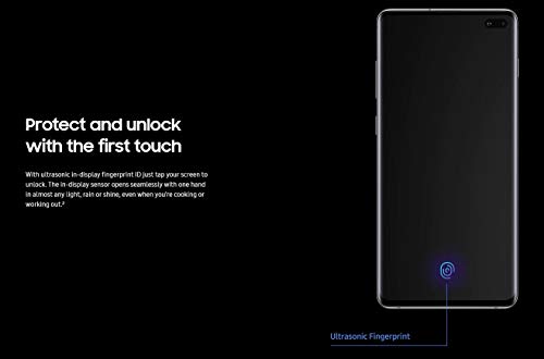 Samsung Galaxy S10+, 128GB, Prism White - Unlocked (Renewed)