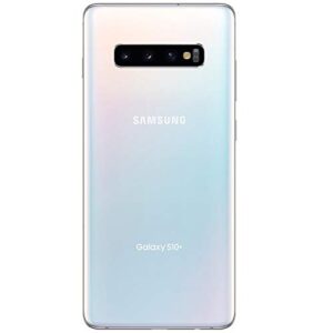 Samsung Galaxy S10+, 128GB, Prism White - Unlocked (Renewed)