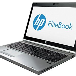 HP EliteBook 8570P Notebook PC - Intel Core i5-3210M 8GB 500GB DVDRW Windows 10 Professional (Renewed)