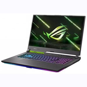 ASUS ROG Strix G17 (2021) Gaming Laptop, 17.3” 144Hz IPS Type FHD, NVIDIA GeForce RTX 3050 Ti, AMD Ryzen 7 5800H, 16GB DDR4, 512GB PCIe NVMe SSD, RGB Keyboard, Windows 10, G713QE-RB74