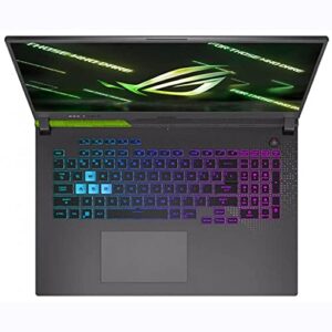 ASUS ROG Strix G17 (2021) Gaming Laptop, 17.3” 144Hz IPS Type FHD, NVIDIA GeForce RTX 3050 Ti, AMD Ryzen 7 5800H, 16GB DDR4, 512GB PCIe NVMe SSD, RGB Keyboard, Windows 10, G713QE-RB74