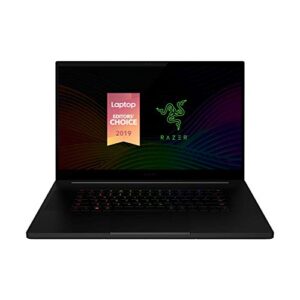 razer blade pro 17 gaming laptop 2019: intel core i7-9750h, nvidia geforce rtx 2080 max-q, 17.3″ fhd 240hz, 16gb ram, 512gb ssd, cnc aluminum, chroma rgb lighting, thunderbolt 3, sd card reader