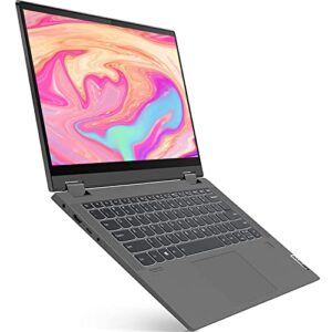 Lenovo Flex 5 2-in-1 Laptop, 14" 2.2K (2240 x 1400) IPS Touchscreen Display, AMD Ryzen 7 5700U (Beats i9-10885H), Backlit Keyboard, Fingerprint Reader, Windows 11 (16GB RAM | 2TB PCIe SSD)