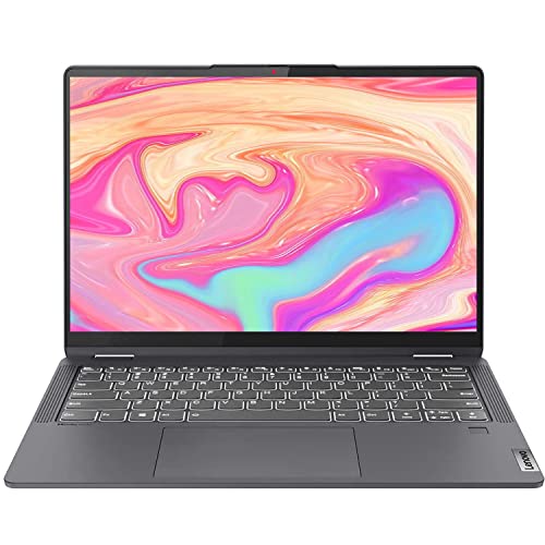 Lenovo Flex 5 2-in-1 Laptop, 14" 2.2K (2240 x 1400) IPS Touchscreen Display, AMD Ryzen 7 5700U (Beats i9-10885H), Backlit Keyboard, Fingerprint Reader, Windows 11 (16GB RAM | 2TB PCIe SSD)