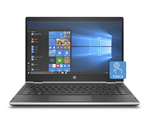 HP Pavilion X360 14-Inch Convertible Touchscreen Laptop, 8th Gen Intel Core I5-8265U, 8 GB RAM, 512 GB Solid-State Drive, Windows 10 Home (14-cd1020nr, Natural Silver)