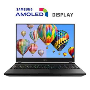 Gigabyte AERO 15 OLED SA-7US5130SH 15" Thin Bezel Samsung UHD Amoled, i7-9750H, NVIDIA GeForce GTX 1660 Ti, Samsung 16GB RAM, M.2 PCIe 512GB Intel 760P SSD, W10 Home, RGB KB, Ultra Slim (Renewed)