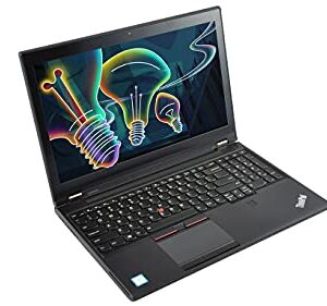 Lenovo Thinkpad P50 15.6 Workstation, Quad Core i7 6820HQ 2.7Ghz, 32GB DDR4, 1TB NVMe SSD, 1080P Full HD, Quadro M2000M 4GB GDDR5, Thunderbolt 3, HDMI, Webcam, Windows 10 Pro (Renewed)