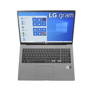 LG Gram 17Z90N-Laptop 17" IPS Ultra-Lightweight, (2560 x 1600), 10th Gen Intel Core i7 , 16GB-RAM, 1TB SSD, Windows 10 Home, 17 Hour-Battery, USB-C, HDMI, -Headphone Input - Silver