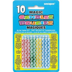 unique magic relighting, 2.5″, diamond dot trick candles