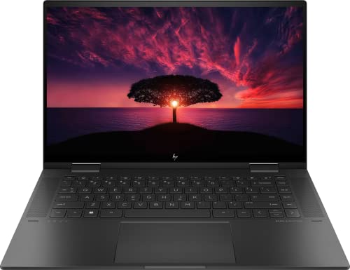 HP Envy x360 2-in-1 Convertible Business Laptop, 15.6” FHD Touchscreen, AMD Ryzen 7 5825U Up to 4.5GHz, Windows 11 Pro, 16GB RAM, 512GB SSD, WiFi 6, Backlit Keyboard, Fingerprint Reader, Durlyfish