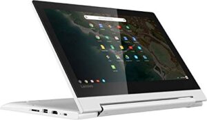 2020 lenovo 2-in-1 11.6″ convertible chromebook touchscreen laptop computer/ quad-core mediatek mt8173c (4c/ 2x a72 + 2x a53)/ 4gb memory/ 32gb emmc/ 802.11ac wifi/ bluetooth/ type-c/ white/ chrome os