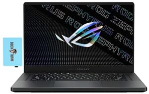 asus rog zephyrus g15 15.6″ 2k qhd 165hz slim eclipse grey gaming laptop (amd ryzen 9 5900hs 8-core, 40gb ram, 1tb pcie ssd, rtx 3060 (6gb), rgb kyb, wifi 6, bt5.1, win 10 pro) w/hub