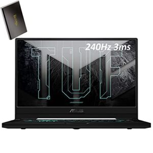 asus tuf dash f15 rtx 3070 8gb 15.6″ 240hz fhd gaming laptop computer, intel quad-core i7 11370h, 16gb ddr4 ram, 1tb pcie ssd, wifi 6, bt 5.2, thunderbolt 4, windows 10, broag 320gb external hd