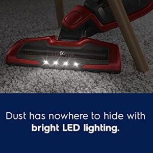 Electrolux Ergorapido Stick, Lightweight Cordless Vacuum with LED Nozzle Lights and Turbo Power Battery, for Removing Pet Hair from Carpets and Hard Floors, in, Chili Red