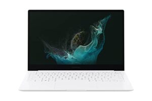 samsung galaxy book2 pro 13.3” 256gb laptop computer w/ 8gb ram, 12th gen intel core i5 evo certified processor, amoled screen, long lasting battery, thin design, 2022, us version, silver