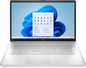 hp laptop 17-cn2063cl, 17.3″ fhd (1920 x 1080) ips, intel core i5-1235u up to 4.4ghz processor, intel iris xe graphics, 12gb ddr4 ram, 512gb pcie ssd storage, windows 11 home, natural silver (renewed)