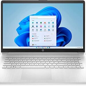 HP Laptop 17-cn2063cl, 17.3" FHD (1920 x 1080) IPS, Intel Core i5-1235U up to 4.4GHz Processor, Intel Iris Xe Graphics, 12GB DDR4 RAM, 512GB PCIe SSD Storage, Windows 11 Home, Natural Silver (Renewed)