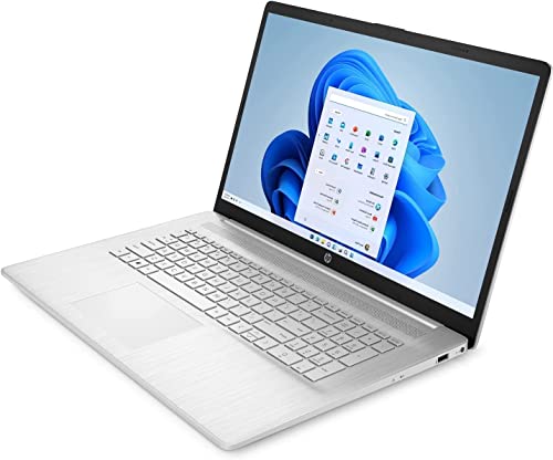 HP Laptop 17-cn2063cl, 17.3" FHD (1920 x 1080) IPS, Intel Core i5-1235U up to 4.4GHz Processor, Intel Iris Xe Graphics, 12GB DDR4 RAM, 512GB PCIe SSD Storage, Windows 11 Home, Natural Silver (Renewed)