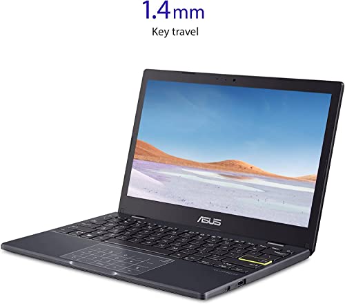 2022 ASUS Laptop L210 11.6” Ultra Thin Student Laptop Computer, Intel Celeron N4020 Processor, 4GB RAM, 320 GB Storage, Windows 10 Home in S Mode with One Year of Office 365 Personal, Star Black