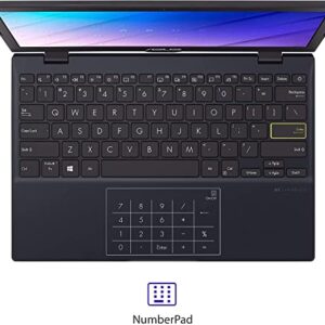 2022 ASUS Laptop L210 11.6” Ultra Thin Student Laptop Computer, Intel Celeron N4020 Processor, 4GB RAM, 320 GB Storage, Windows 10 Home in S Mode with One Year of Office 365 Personal, Star Black