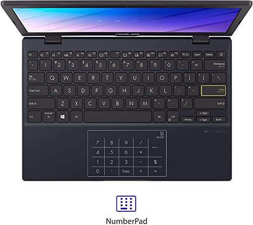 2022 ASUS Laptop L210 11.6” Ultra Thin Student Laptop Computer, Intel Celeron N4020 Processor, 4GB RAM, 320 GB Storage, Windows 10 Home in S Mode with One Year of Office 365 Personal, Star Black