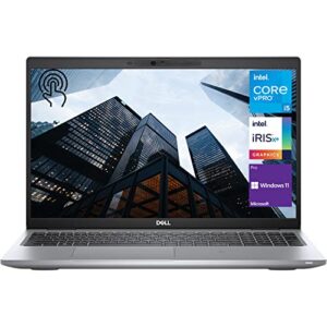 dell latitude 5000 series 5520 business laptop, 15.6″ fhd touch display, intel core i5-1145g7 vpro, 16gb ram, 512gb ssd, ir camera, nfc, backlit keyboard, hdmi, wi-fi 6, windows 11 pro