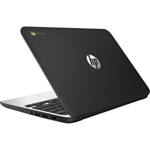 HP ChromeBook 11 G4 EE: 11.6-inch (1366x768) | Intel Celeron N2840 2.16GHz | 16GB eMMC SSD | 4GB RAM | Chrome OS - Black