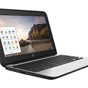 HP ChromeBook 11 G4 EE: 11.6-inch (1366x768) | Intel Celeron N2840 2.16GHz | 16GB eMMC SSD | 4GB RAM | Chrome OS - Black