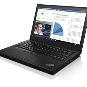 Lenovo ThinkPad X260 Business Laptop, 12.5 inches IPS Display / Intel Core i5-6300U 2.4Ghz (up to 3.00 GHz) / 256GB SSD / 16GB DDR4 / Windows 10 Pro / WiFi / Bluetooth (Renewed)