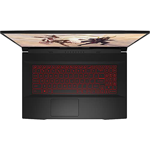 MSI 2022 GF76 Katana 17.3" 144 Hz FHD Gaming Laptop 12th Intel i7-12700H 14-Core 64GB DDR4 2TB NVMe SSD NVIDIA GeForce RTX 3060 6GB Backlit Keyboard DTS Audio Windows 11 Pro WiFi 6 w/RATZK 32GB USB