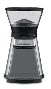 cuisinart programmable conical burr mill, stainless steel, compact