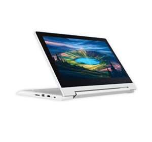 flagship lenovo chromebook flex 3 2 in 1 touchscreen laptop computer, 11.6-inch hd (1366 x 768) ips display, mediatek mt8173c processor, 4gb lpddr3, 64 gb emmc, chrome os, blizzard white